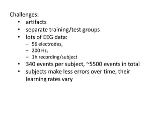 Building predictive models on EEG data. | PPT