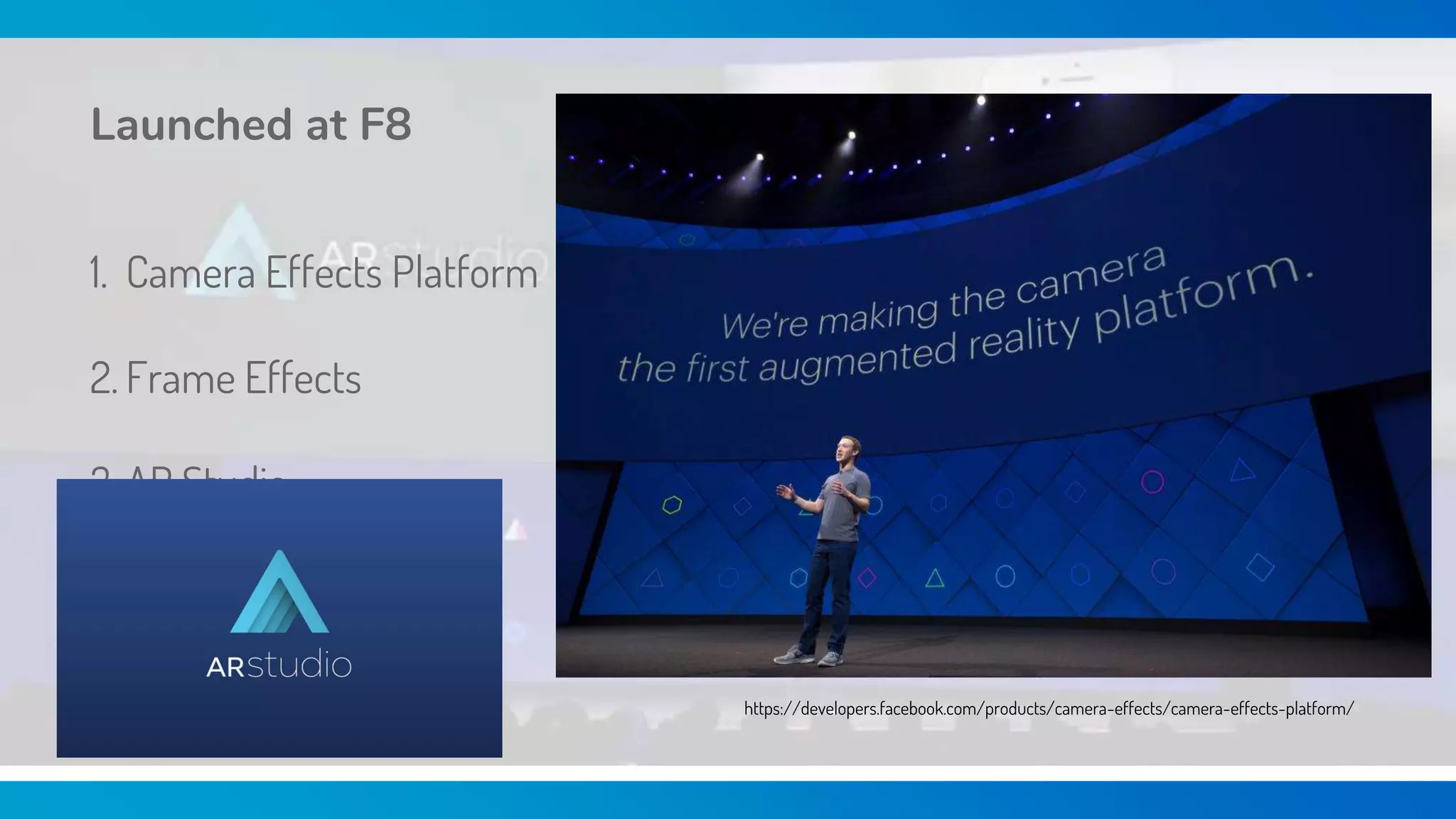 Introduction to Facebook Augmented Reality Camera Effects | PPT