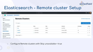 Meetup elastic centralised security monitoring with decentralized clusters | PPT