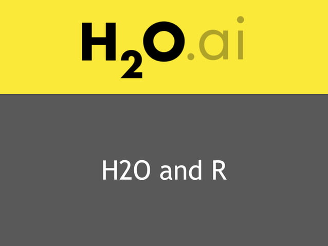 Intro to Machine Learning with H2O and Python - Denver | PPT