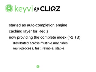 keyvi the key value index @ Cliqz | PPT