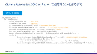 vSphere Automation, [py | go | rb]Vmomi | PPT