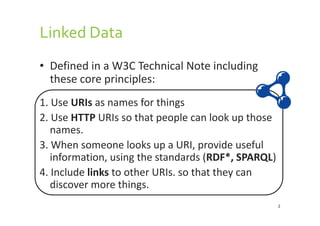 Linked Data, Ontologies and Inference | PPT