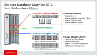Meetup Oracle Database MAD_BCN: 4 Saborea Exadata | PDF | Databases | Computer Software and ...