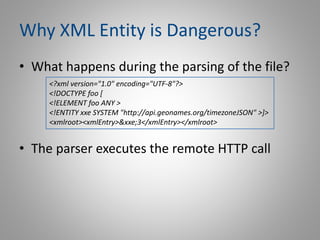 OWASP A4 XML External Entities (XXE) | PPTX