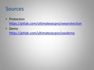 OWASP A4 XML External Entities (XXE) | PPTX