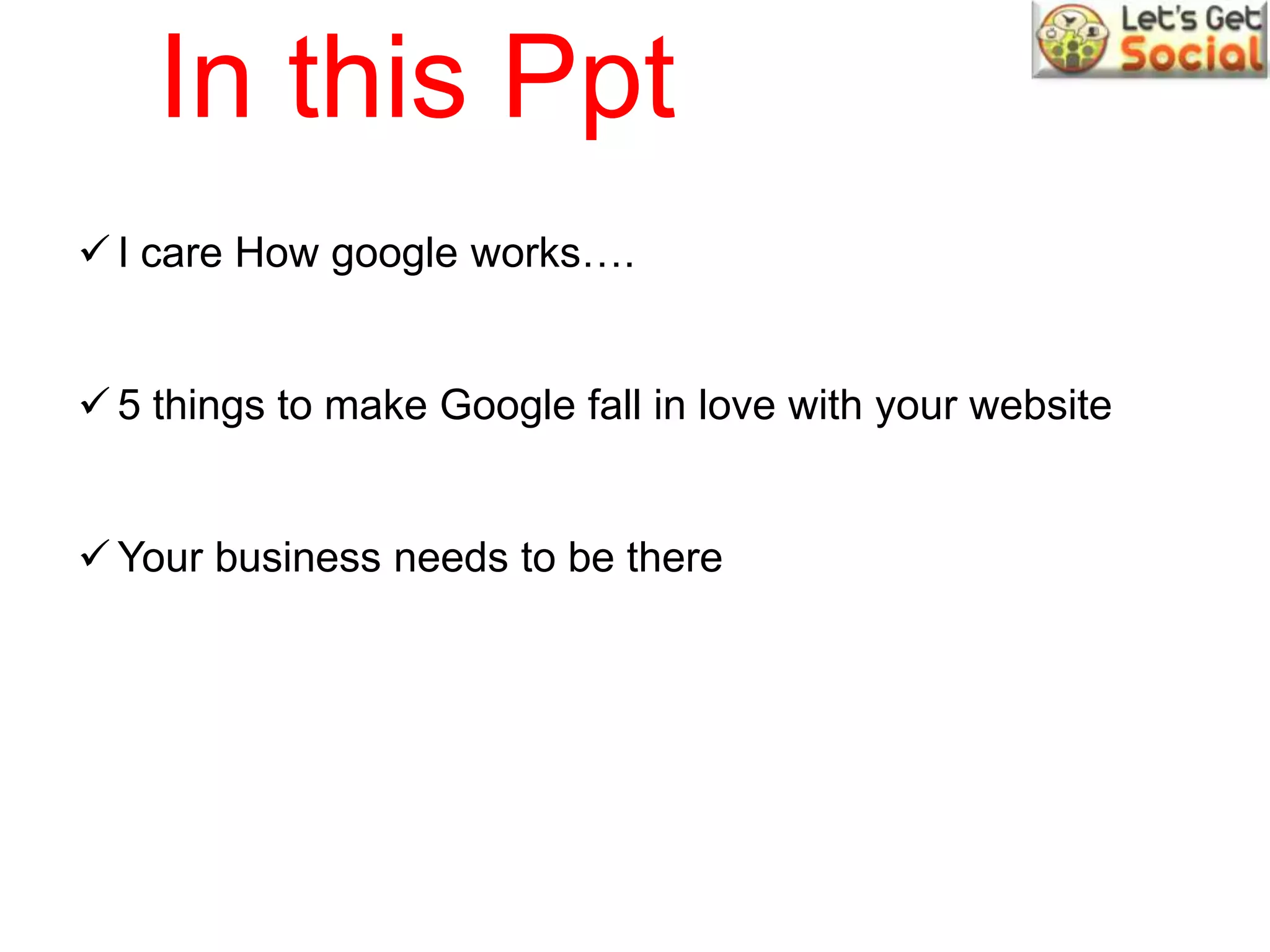 How Google Works! | PPTX