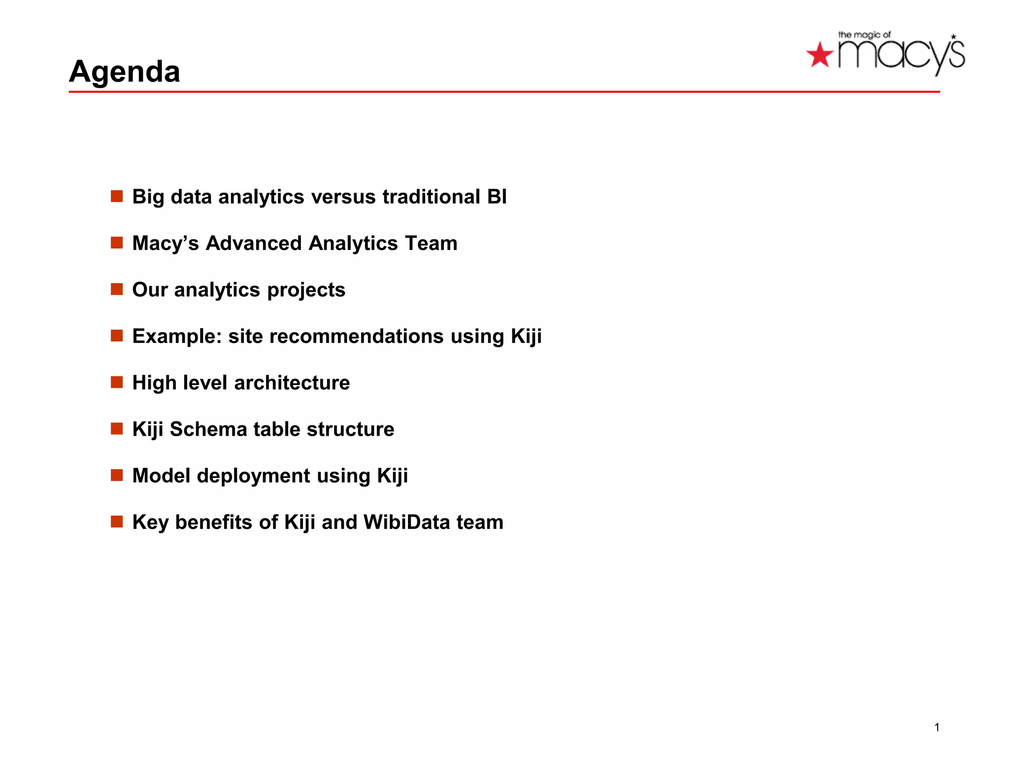 Real Time Recommendation System using Kiji | PDF