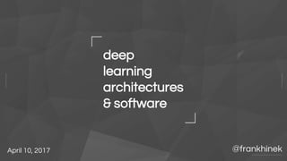 Deep Learning Meetup on Convolutional Neural Networks | PPT