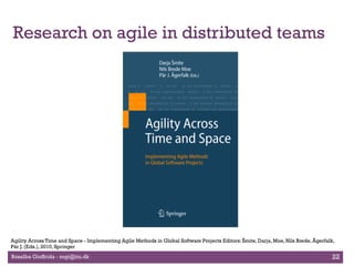 Agile in distributed teams: challenges and solutions | PDF