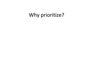 Meetup - Agile prioritisation techniques | PPT