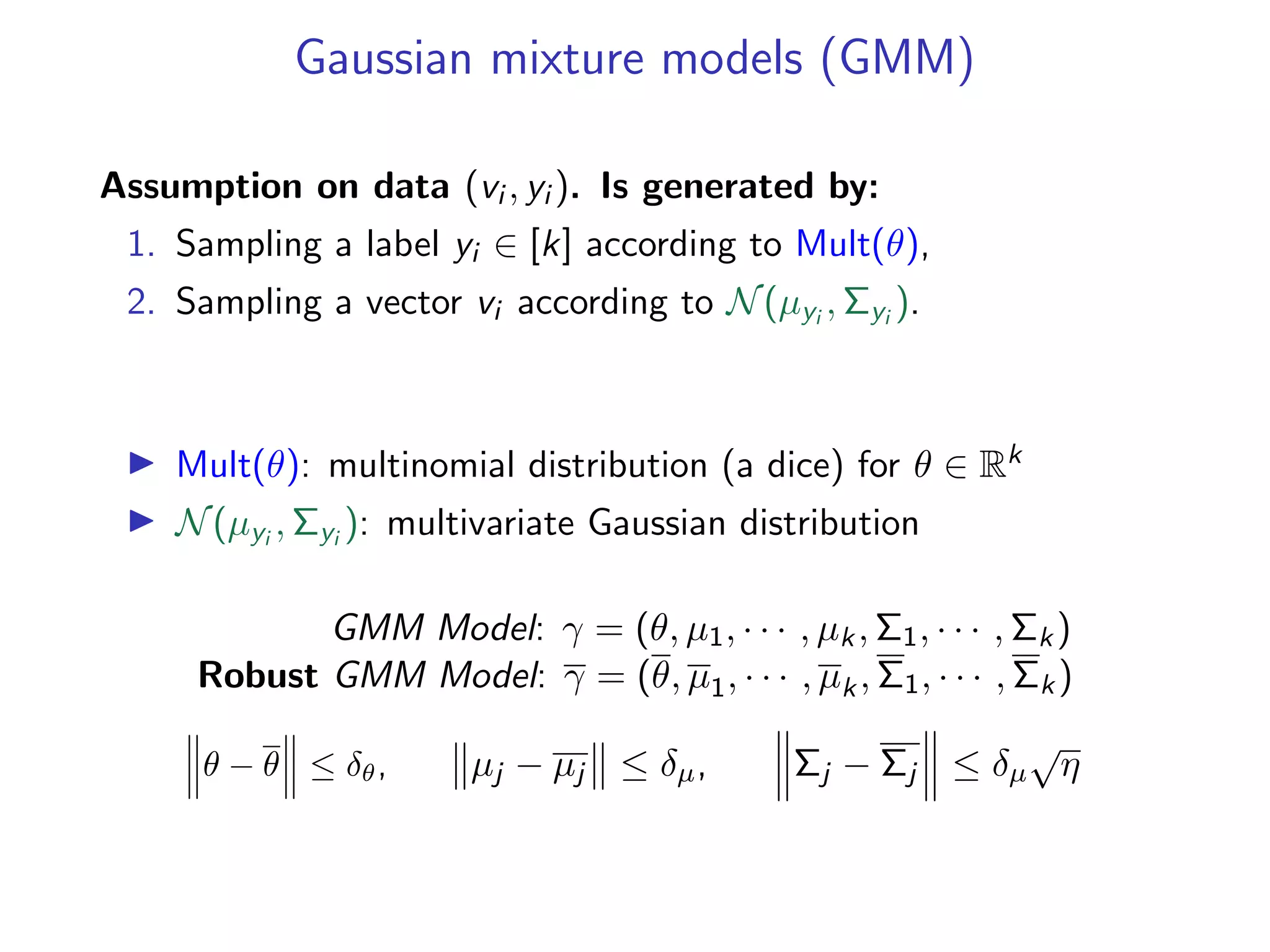 Quantum Machine Learning and QEM for Gaussian mixture models ...