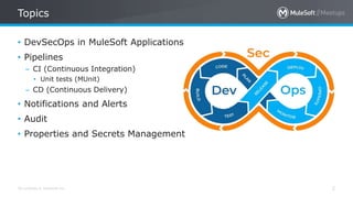 Meetup - Automate your project lifecycle using MuleSoft and Azure DevOps | PPTX