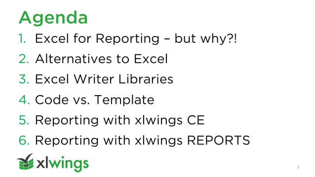 xlwings reports: Reporting with Excel & Python | PDF