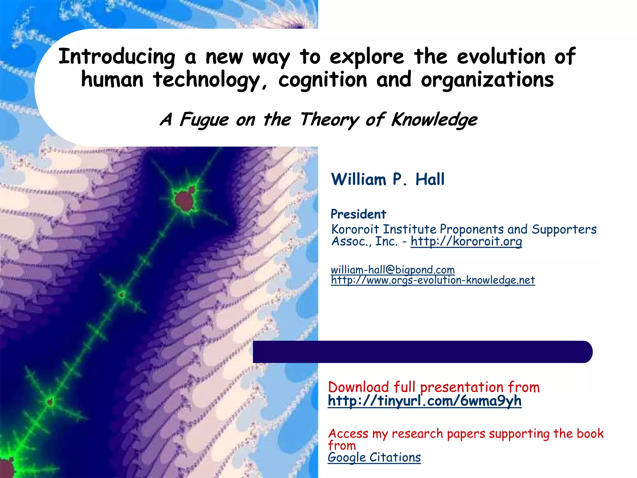 Introducing a new way to explore evolution of human knowledge ...