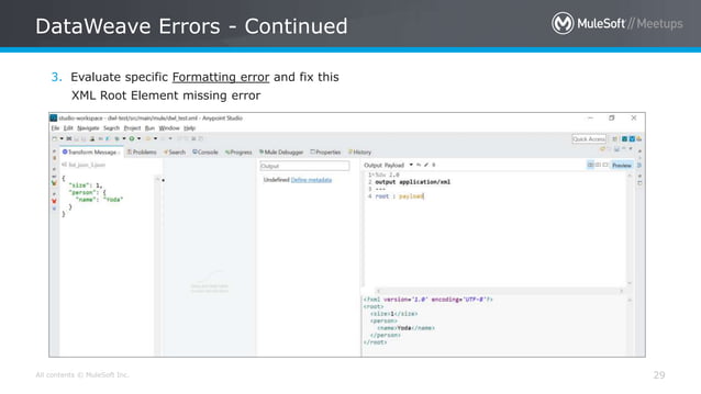 Power of Transformation with DataWeave 2.X Engine | PPT