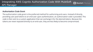 MuleSoft Integration with AWS Cognito Client Credentials and Mule JWT Validation Policy,MuleSoft ...