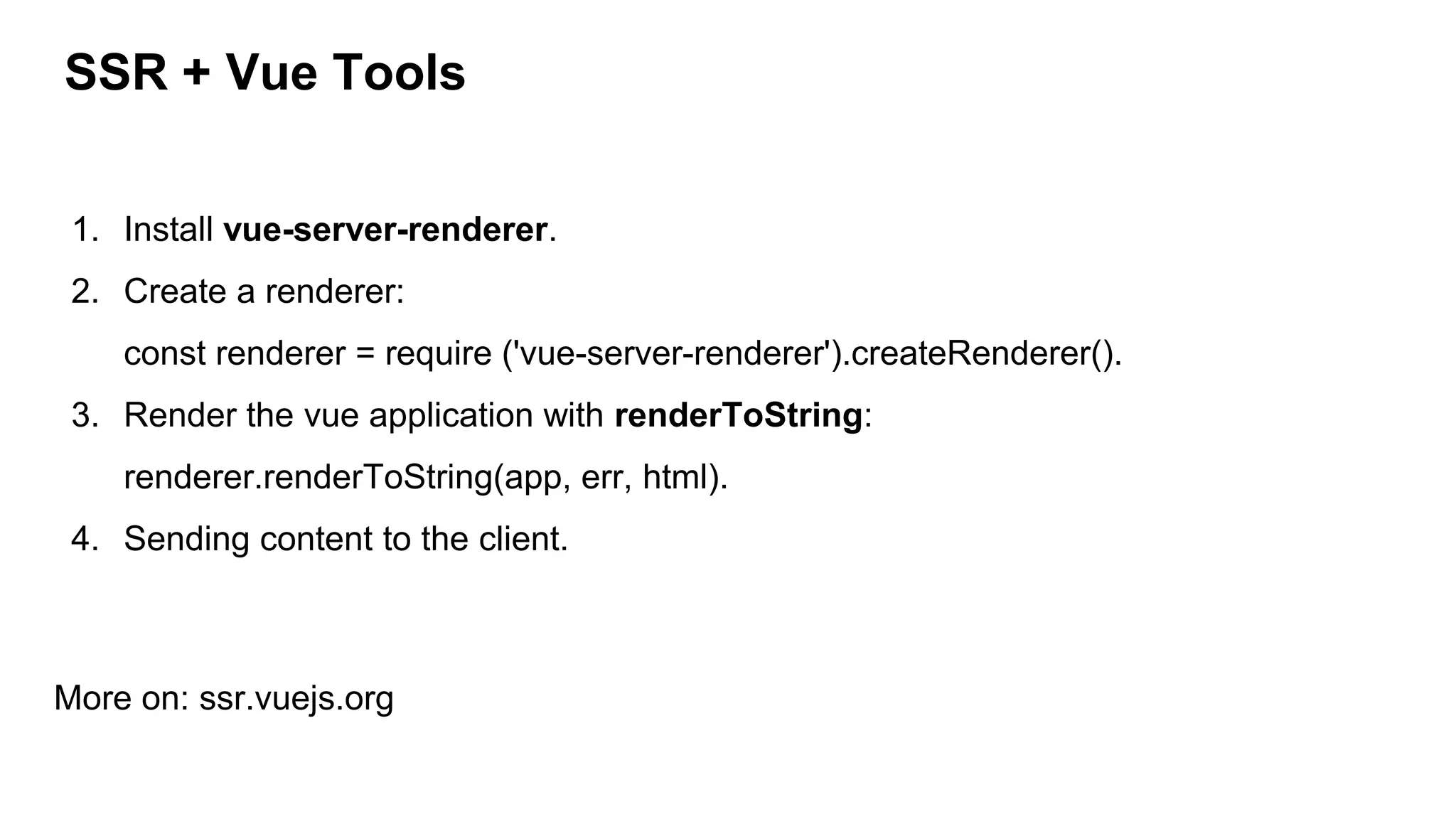 Server Side Rendering Review Ppt