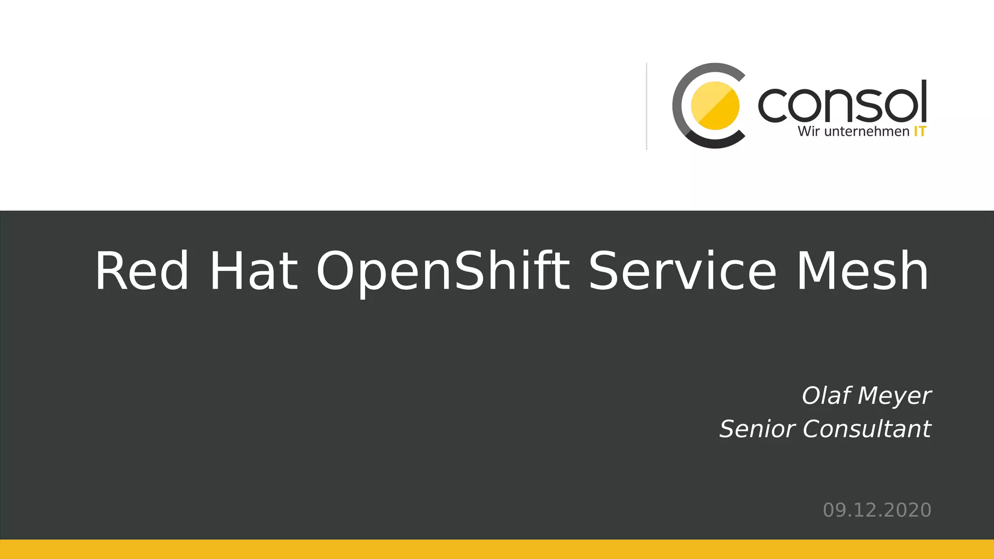 Meetup talk Red Hat OpenShift service mesh | PPT Meetup talk Red Hat OpenShift service mesh | PPT