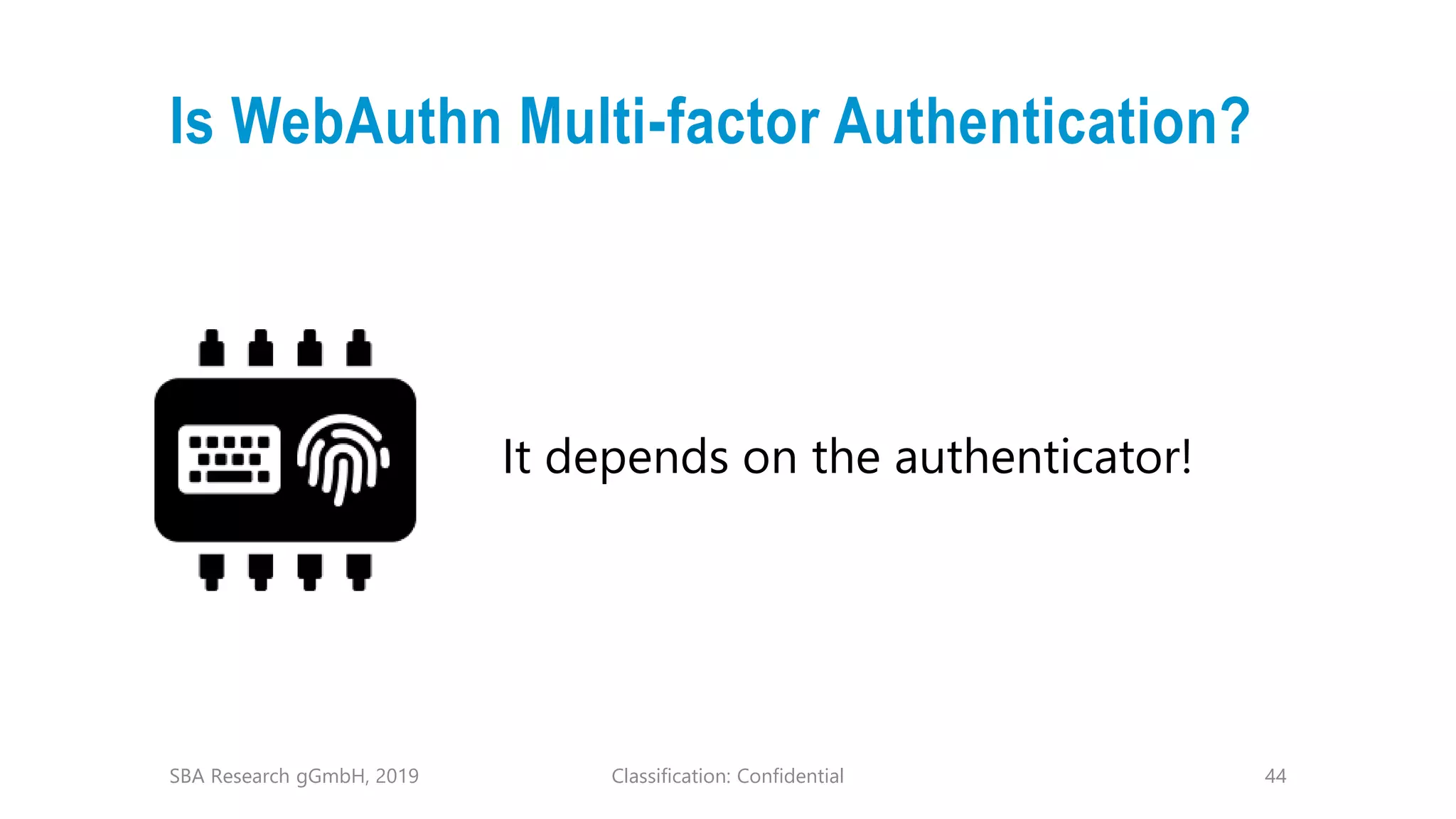 WebAuthn - The End of the Password As We Know It? | PPT