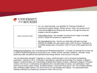 Meet Your Instructor | PPTX