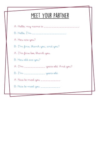 Meet your partner | PDF | Dating | Family and Relationships