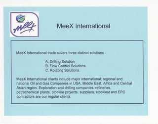 Mee X International | PPT