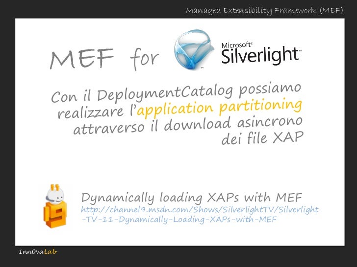Managed Extensibility Framework Mef