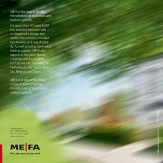 MEFA Mailbox Brochure | PDF