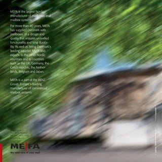 MEFA Parcel Box Brochure | PDF