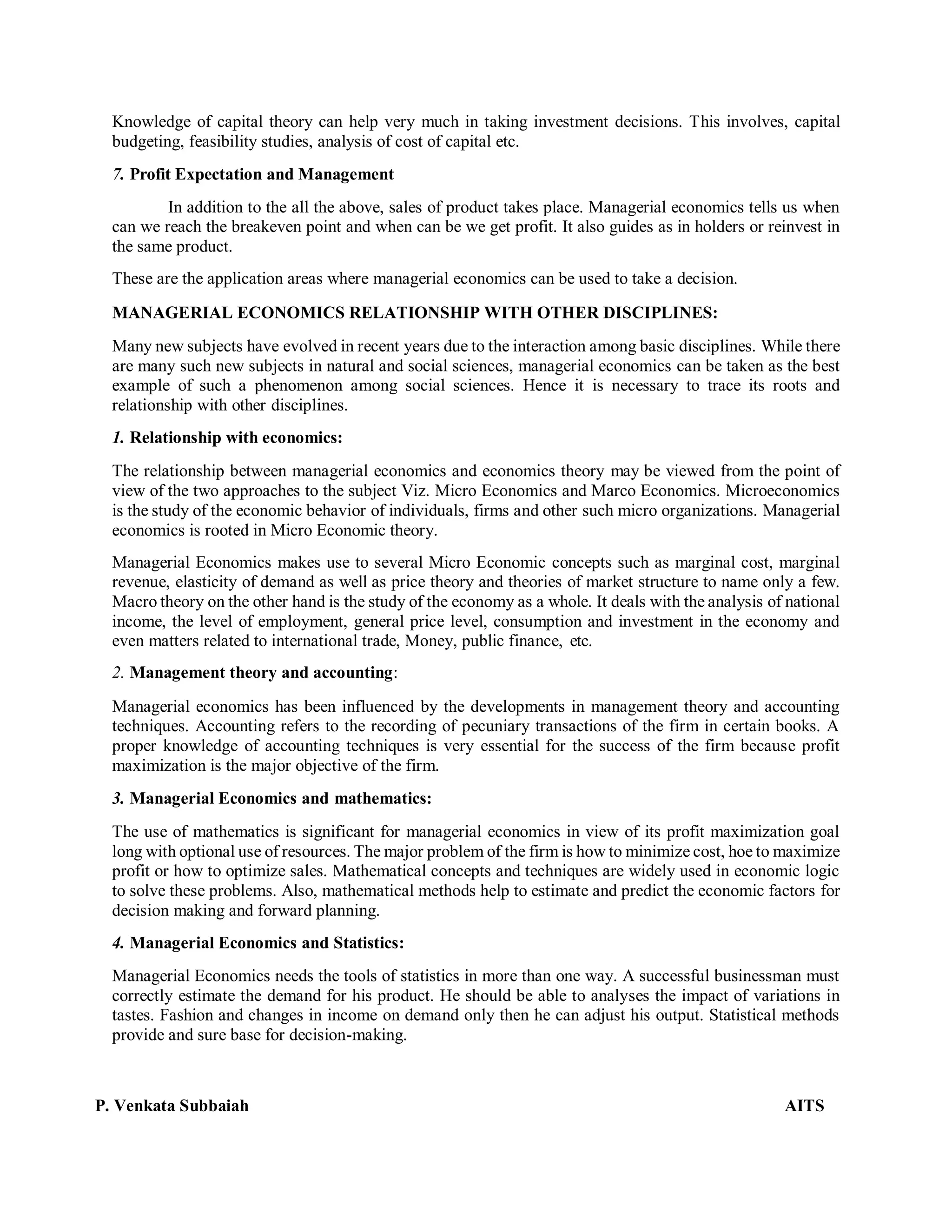 Managerial Economics & Financial Analysis(MEFA)_e Notes_Part-1 | PDF