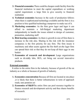 Production Function,Cost Concepts & Cost-Output analysis | PDF