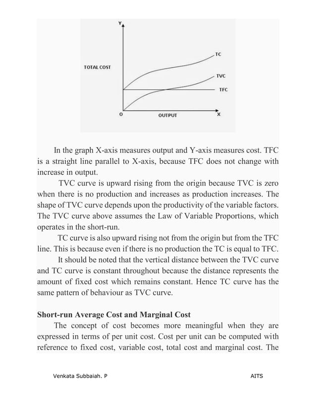 Production Function,Cost Concepts & Cost-Output analysis | PDF