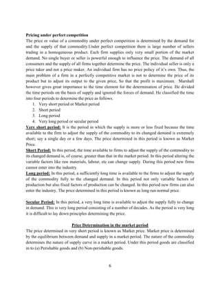 Mefa unit iii material(market stuructures and pricing methods) | DOCX