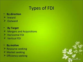 Me fdi and fii in india | PPT