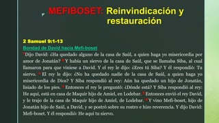 Mefiboset | PPTX