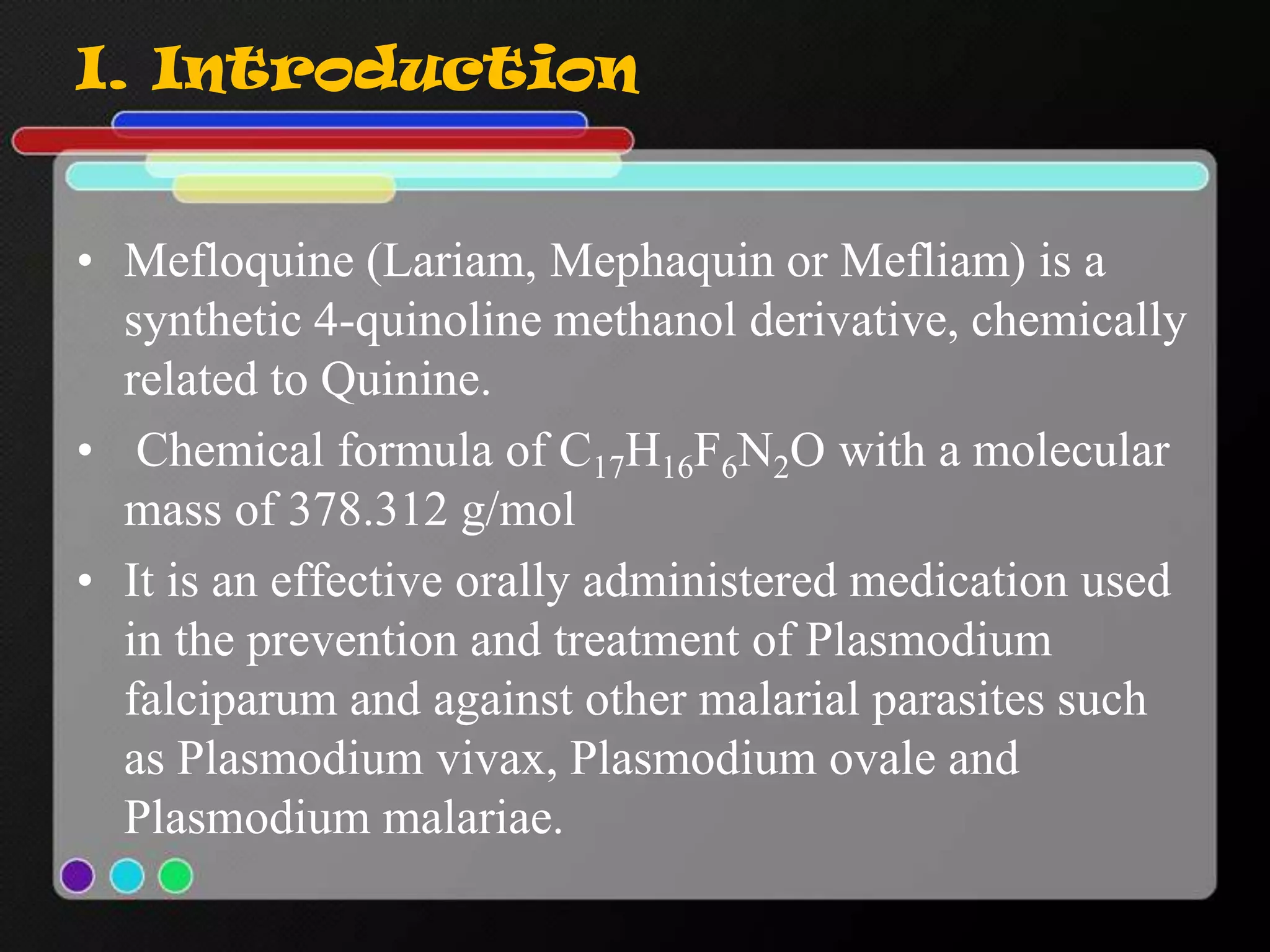 Mefloquine | PPTX