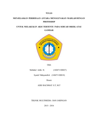 Tugas Photosop vs Matlab | PDF