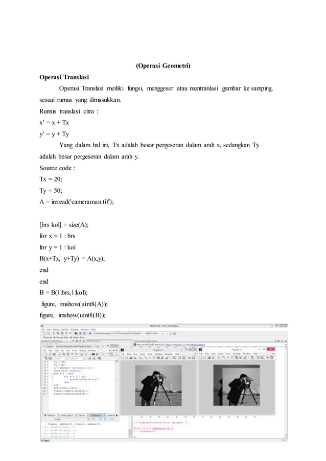 Tugas Photosop vs Matlab | PDF