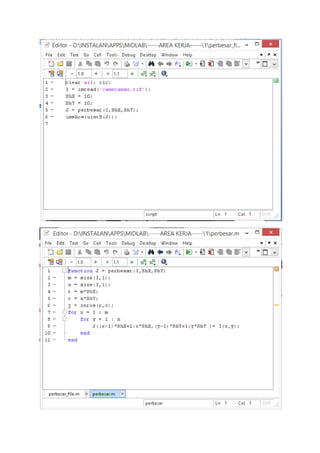 Tugas Photosop vs Matlab | PDF