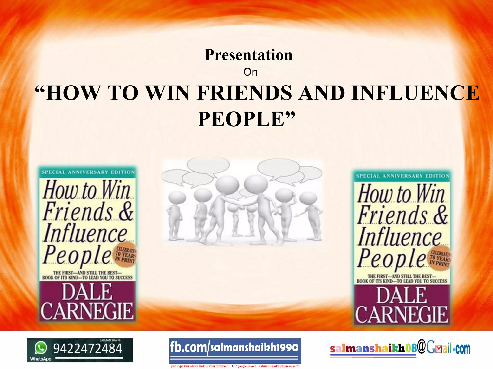 2 how to win friends & influence people | PPT