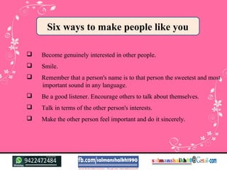 2 how to win friends & influence people | PPT