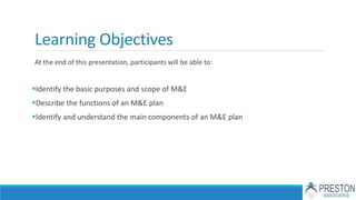 M & E Fundamentals. | PPTX