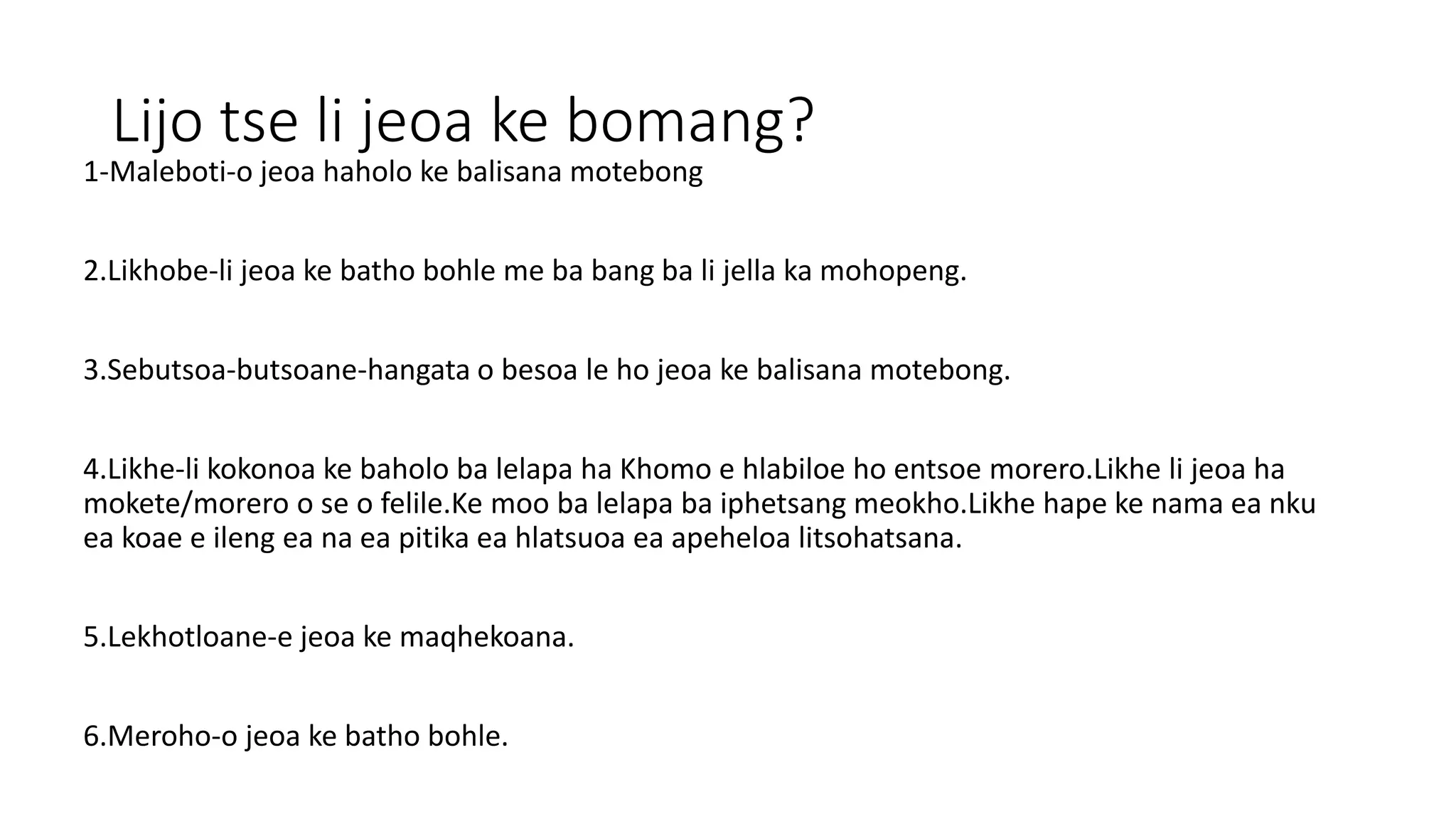 Mefuta ea lijo_tsa_basotho[1] | PPTX