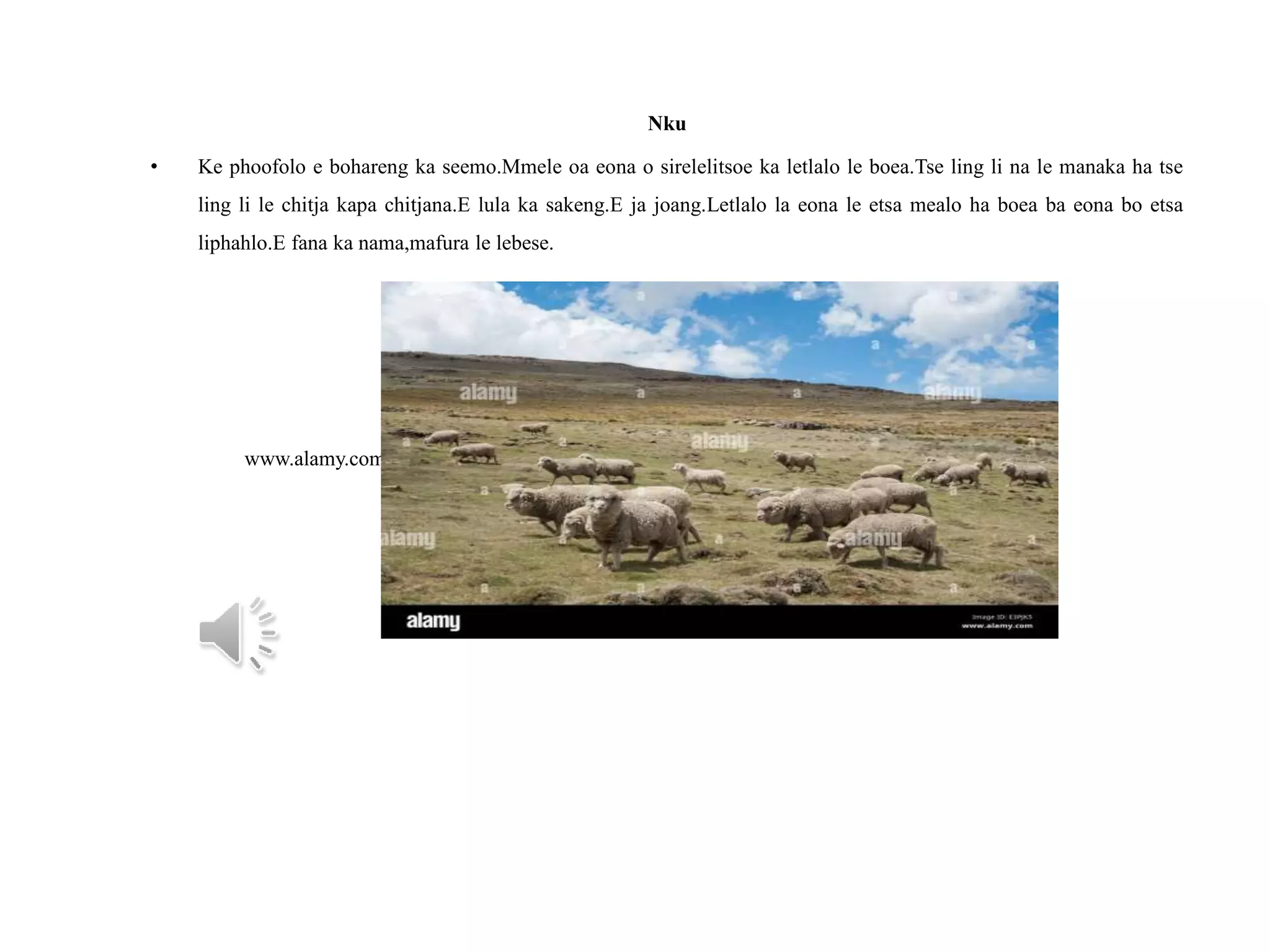 Mefuta ea liphoofolo tsa basotho tsa hae ka Moahloli Mookho.pptx