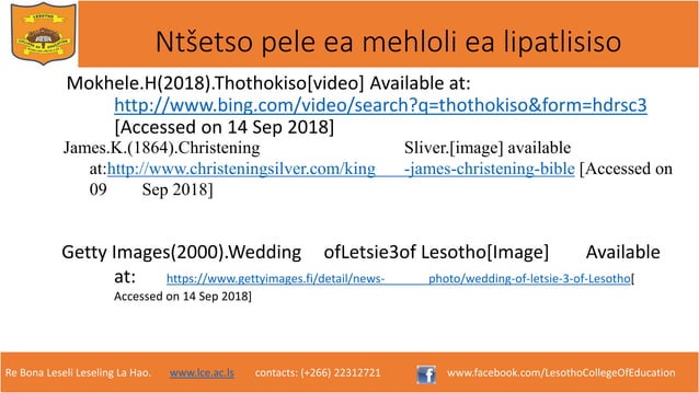 Mefuta ea thothokiso | PPTX