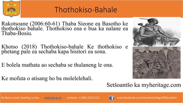 Mefuta ea thothokiso | PPTX