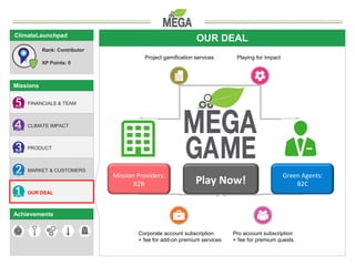 MEGA - Presentation for ClimateLaunchpad Finals | PPT