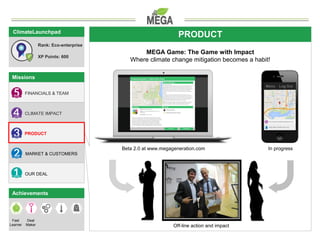 MEGA - Presentation for ClimateLaunchpad Finals | PPT