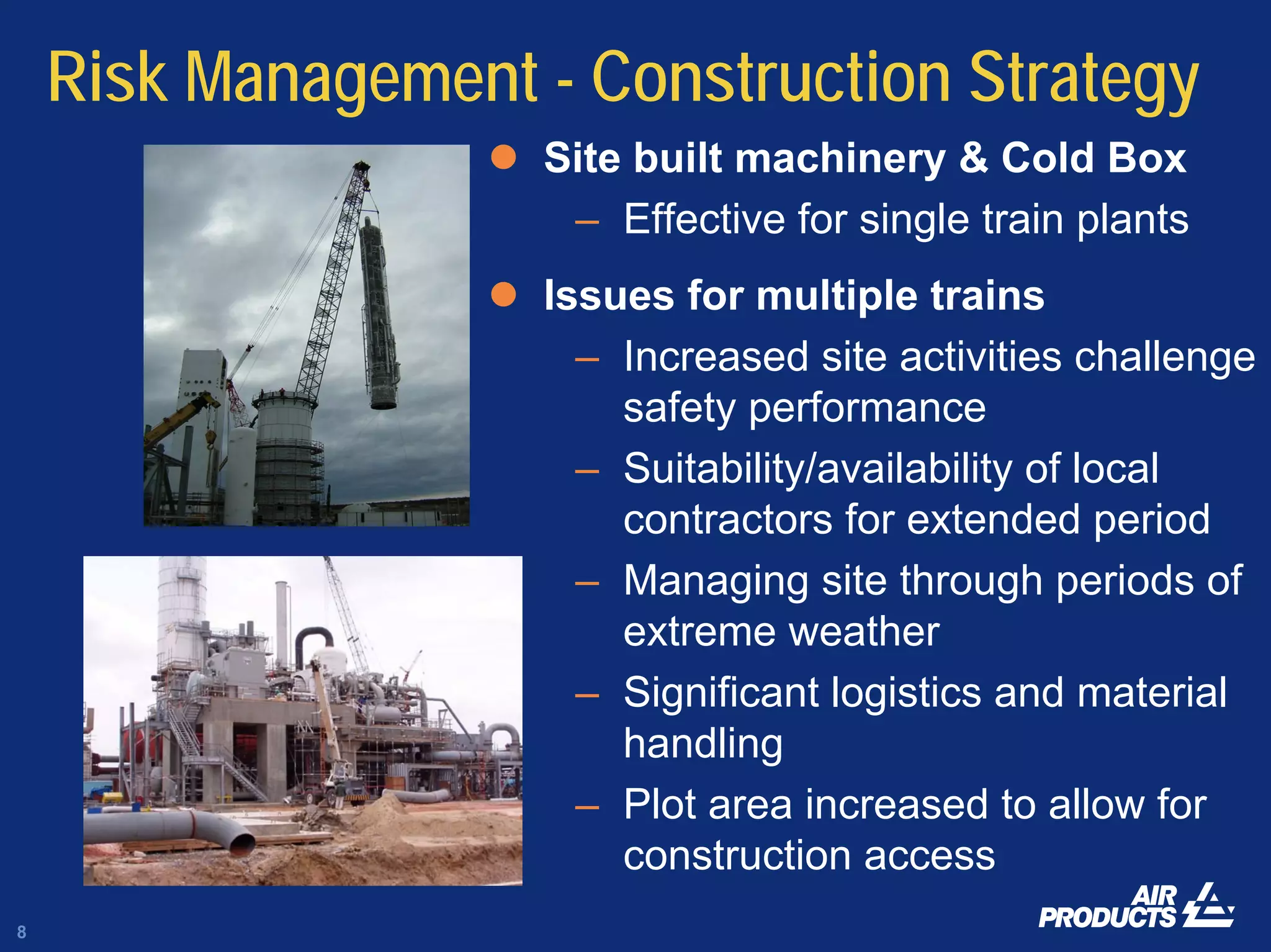 Mega air separation risk management | PPT